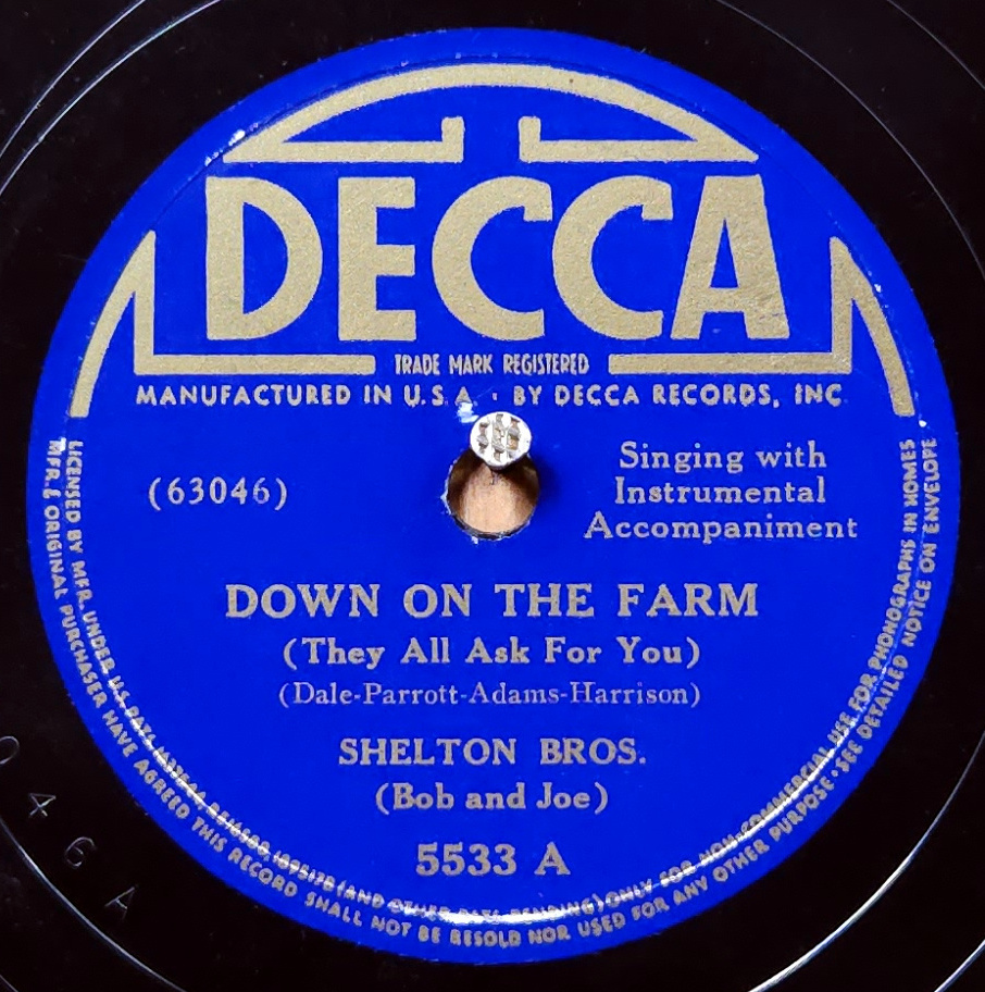 Shelton Brothers - Venerable Music
