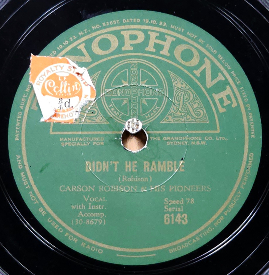 Carson Robison & His Pioneers - Venerable Music